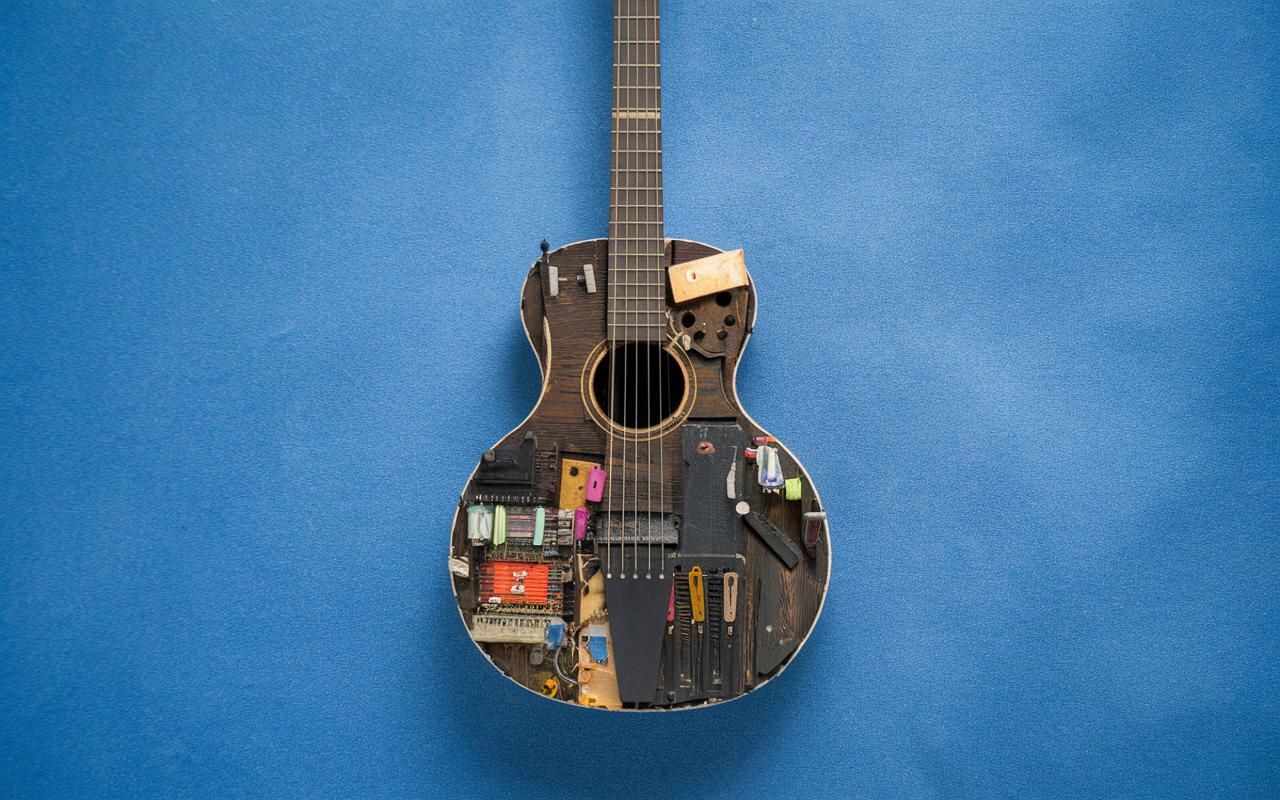 Fabrique des instruments de musique avec des objets recyclés